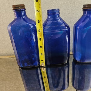 Vintage Genuine Phillips Glass Bottle Made in USA Cobalt Blue - Etsy