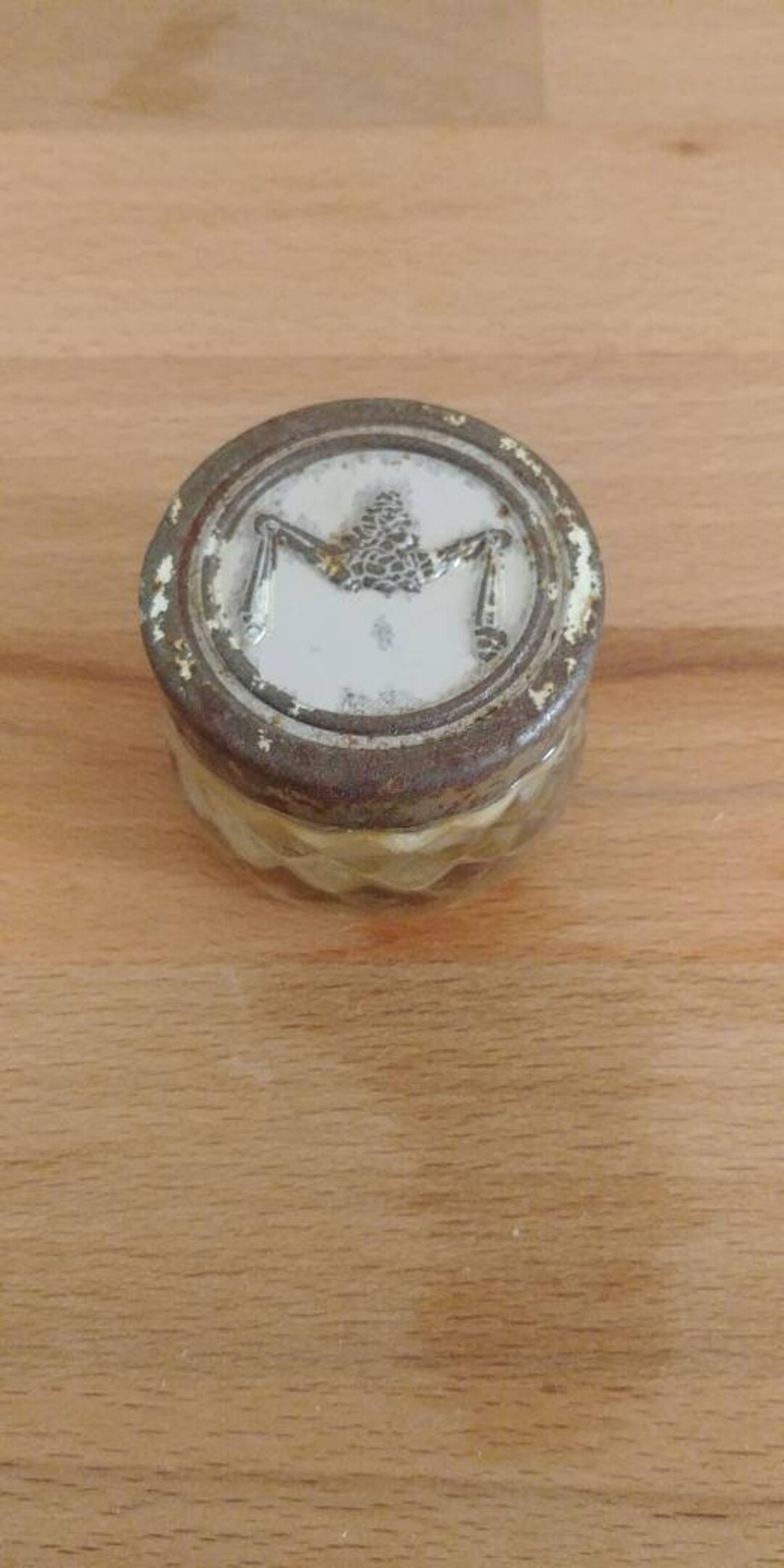 Art Deco Make-up Jar - Etsy