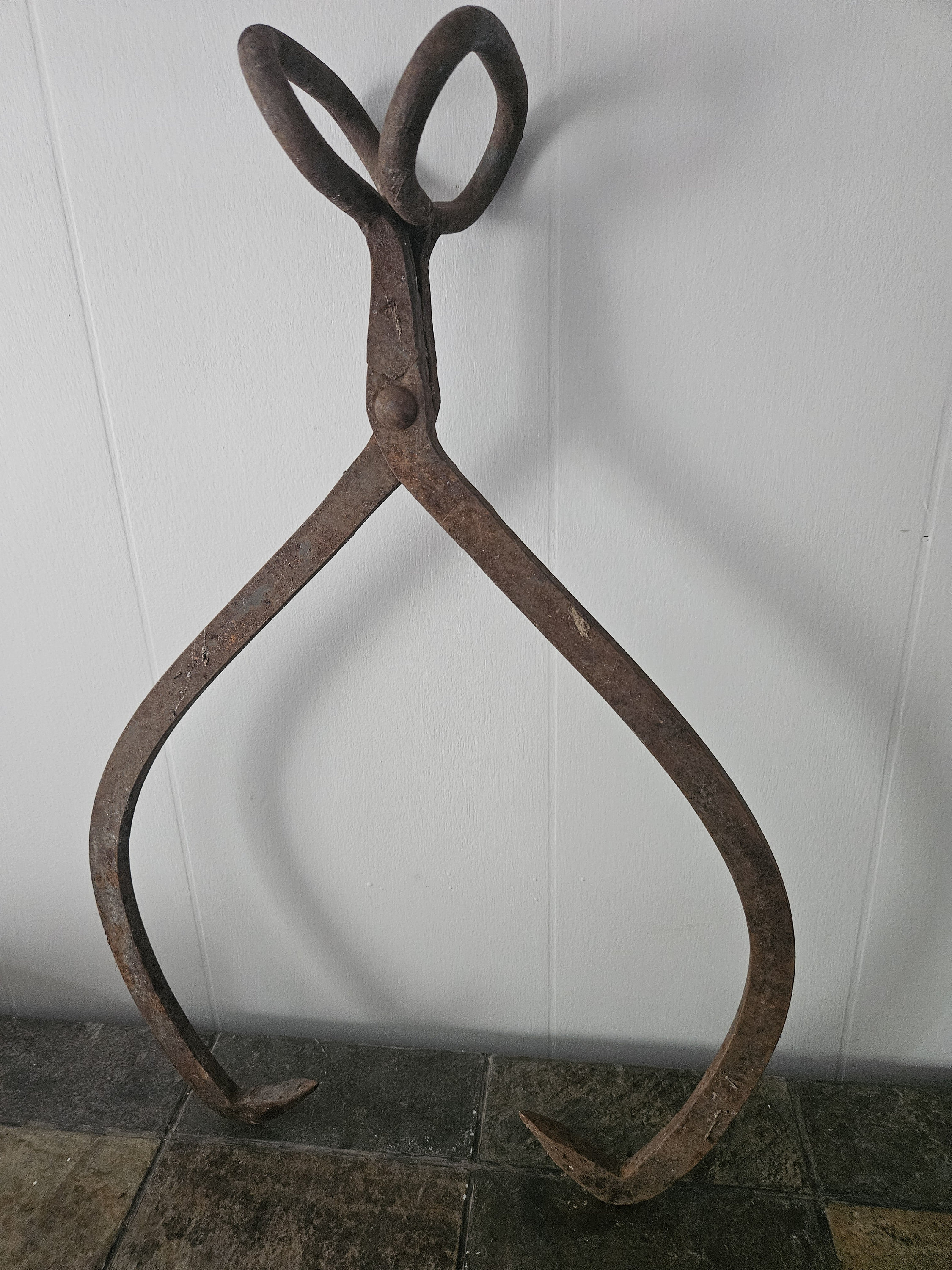 Antique Ice Block Pick / Gripper - Etsy