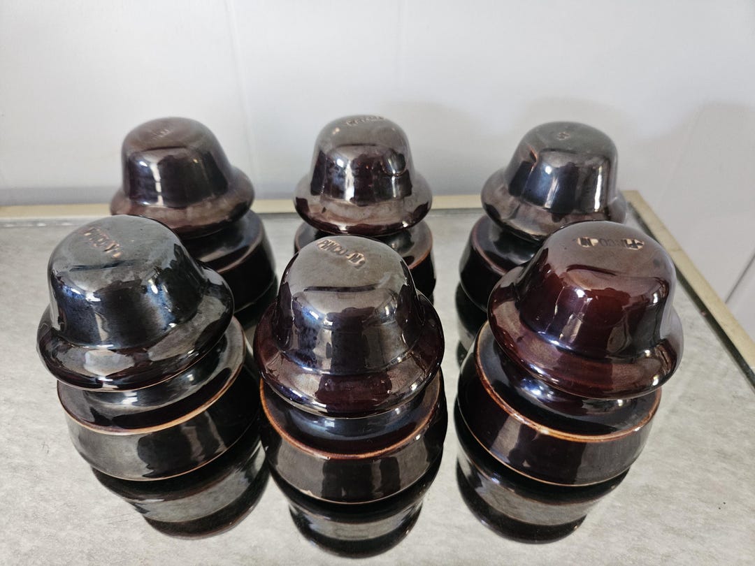 Vintage Pinco Glass Insulators - Etsy
