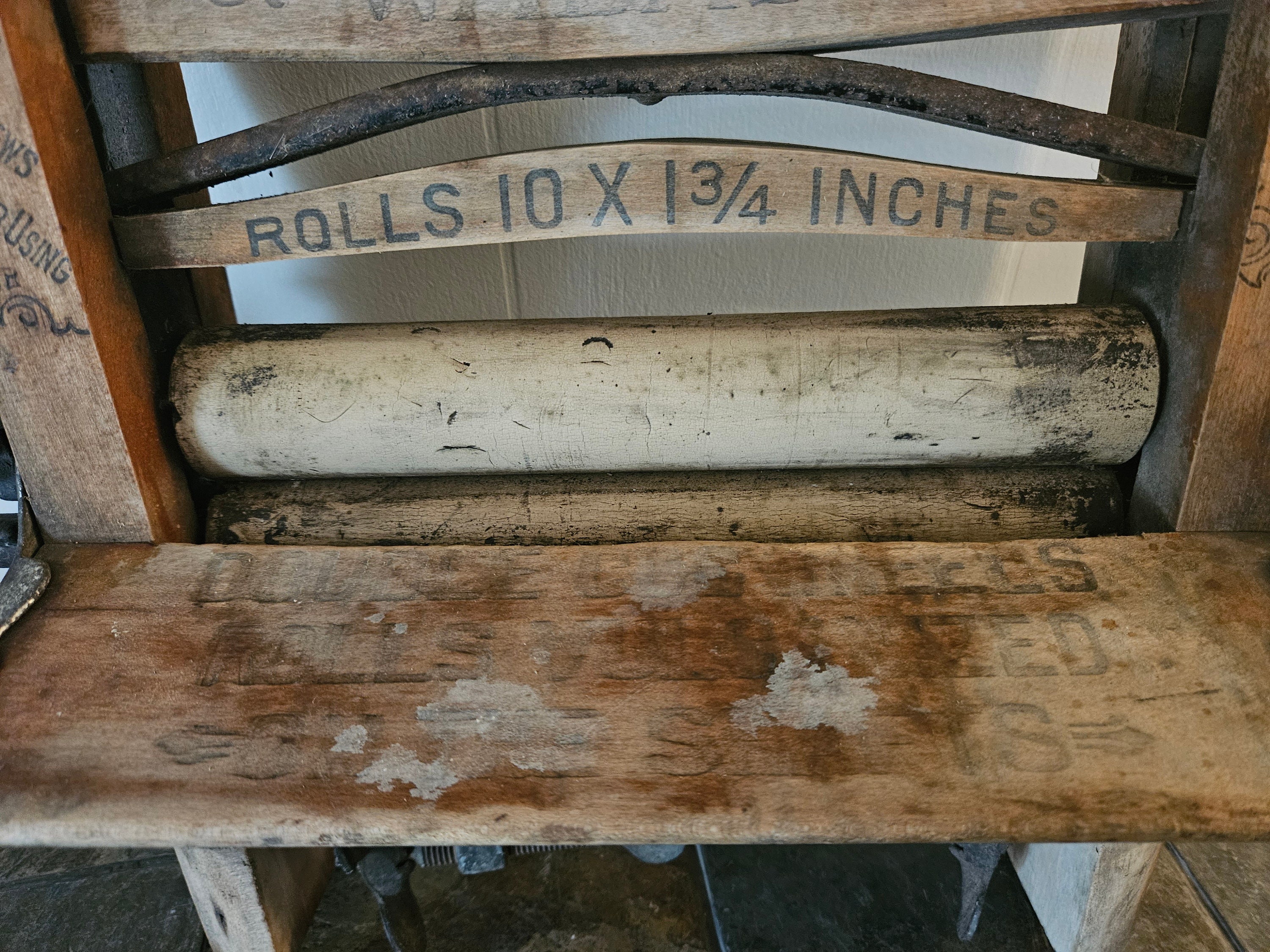 Antique Clothes Wringer Wabash Hand Crank Style Clothing Dryer - Etsy