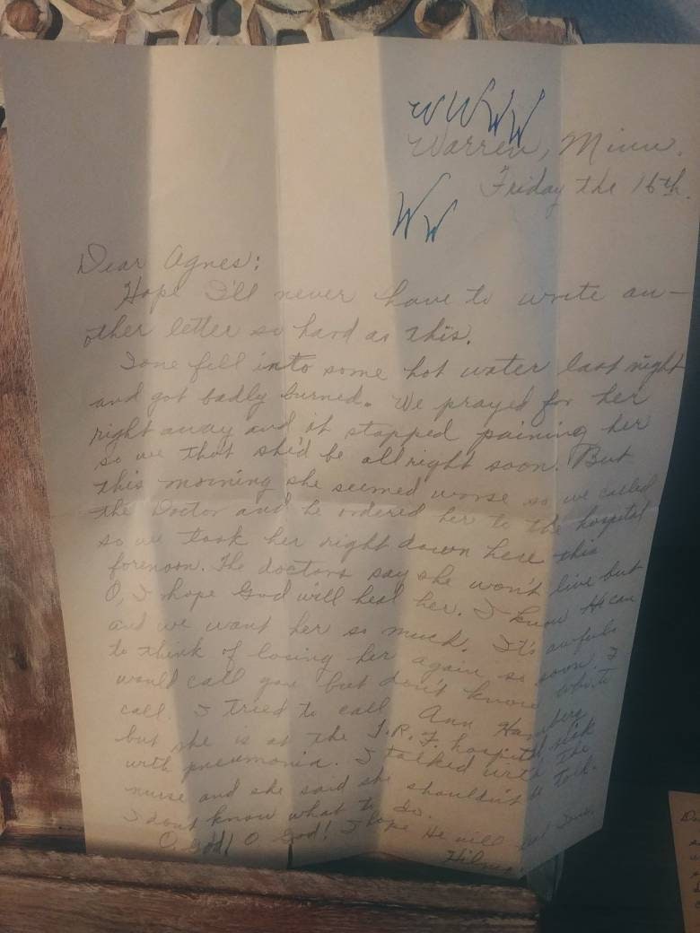 Vintage Hand Written Letters Post Mortem Photography Tragic Story - Etsy