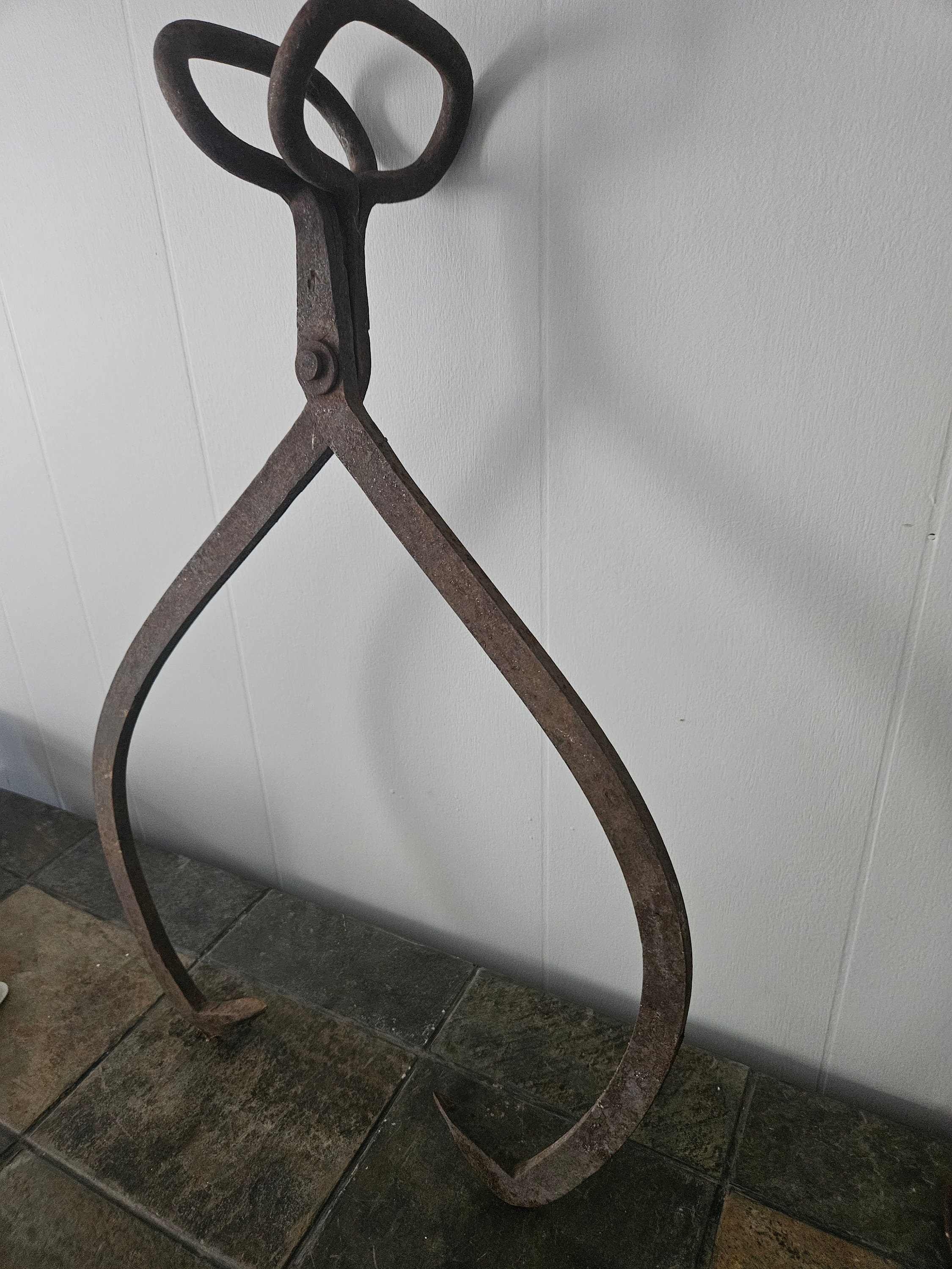 Antique Ice Block Pick / Gripper - Etsy
