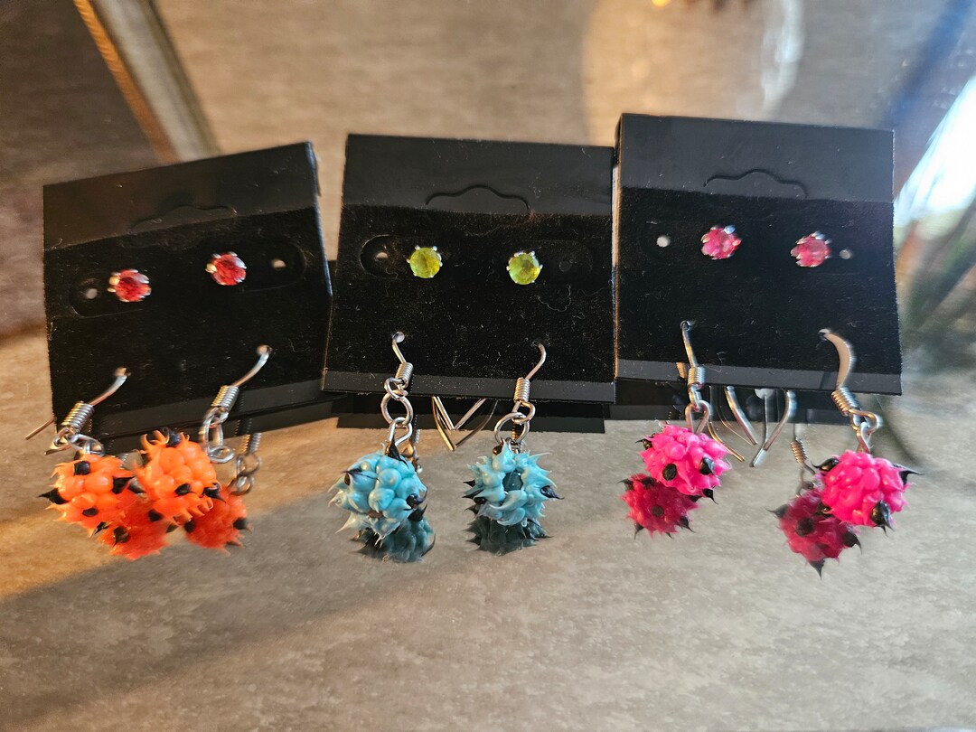 Vintage Y2K Hot Topic Spike Earrings - Etsy