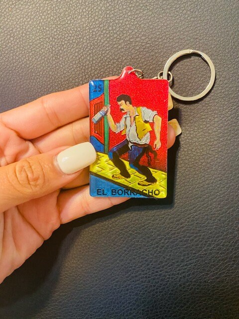 Loteria Card Keychains Llaveros Brillosos | Etsy