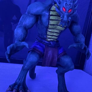 Shendu Fire Demon Figure, Jackie Chan Adventures. - Etsy
