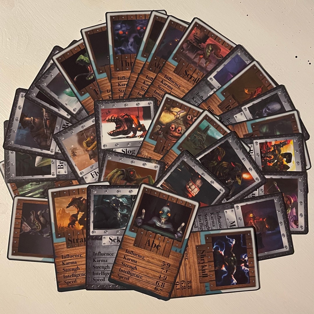 Playable Oddworld Card Pack. - Etsy