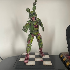Five Nights at Freddy’s Springtrap Figure and Base. - Etsy