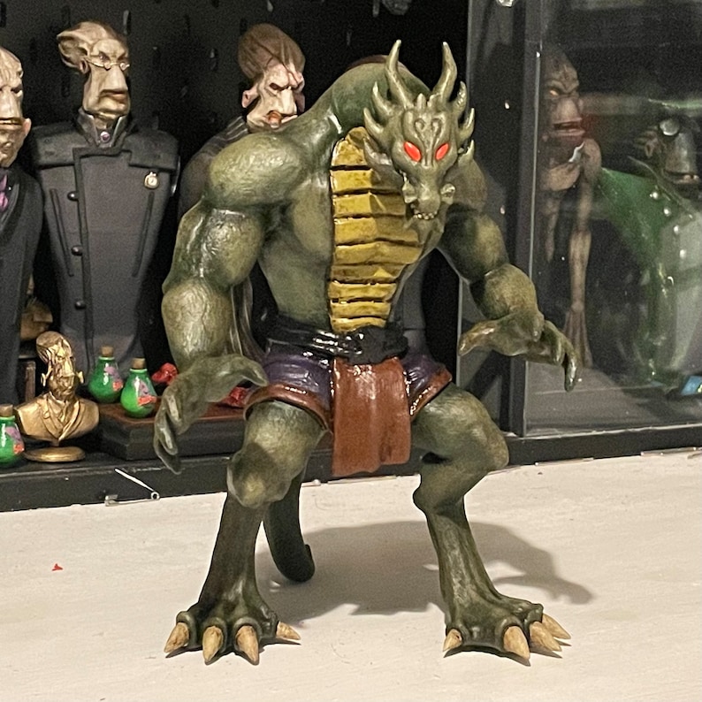 Shendu Fire Demon Figure, Jackie Chan Adventures. - Etsy