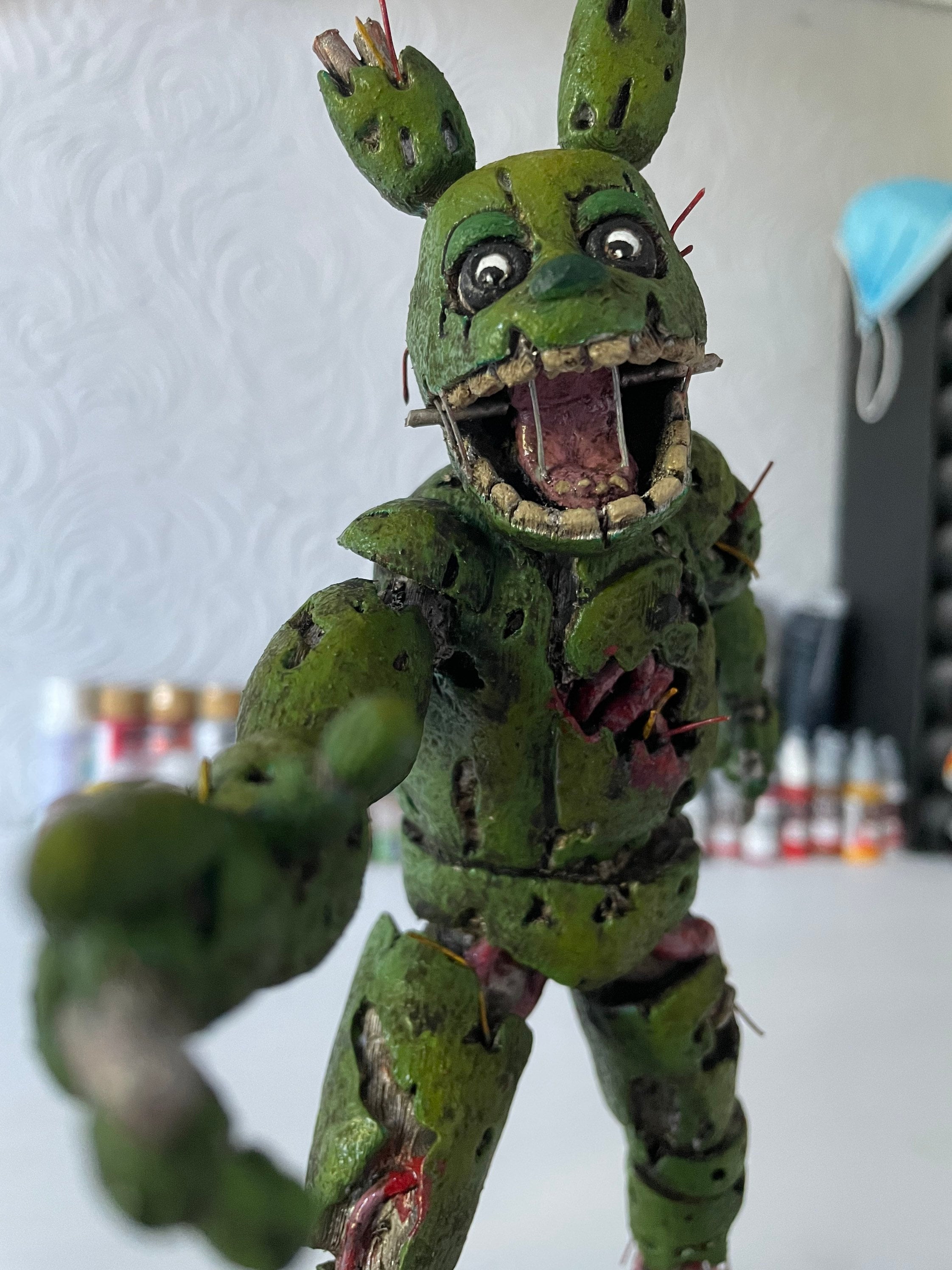 Five Nights at Freddys Springtrap Figure and Base. - Etsy UK