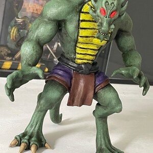 Shendu Fire Demon Figure, Jackie Chan Adventures. - Etsy