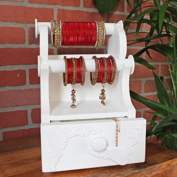 Wooden Bangle Holder - Etsy