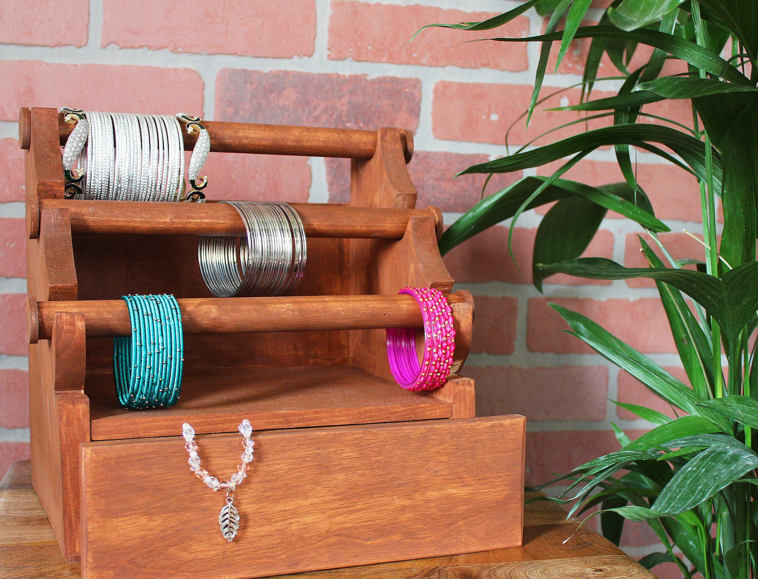 Wooden Bangle Holder, Bangle Display Box, Jewelry Holder, Jewelry ...