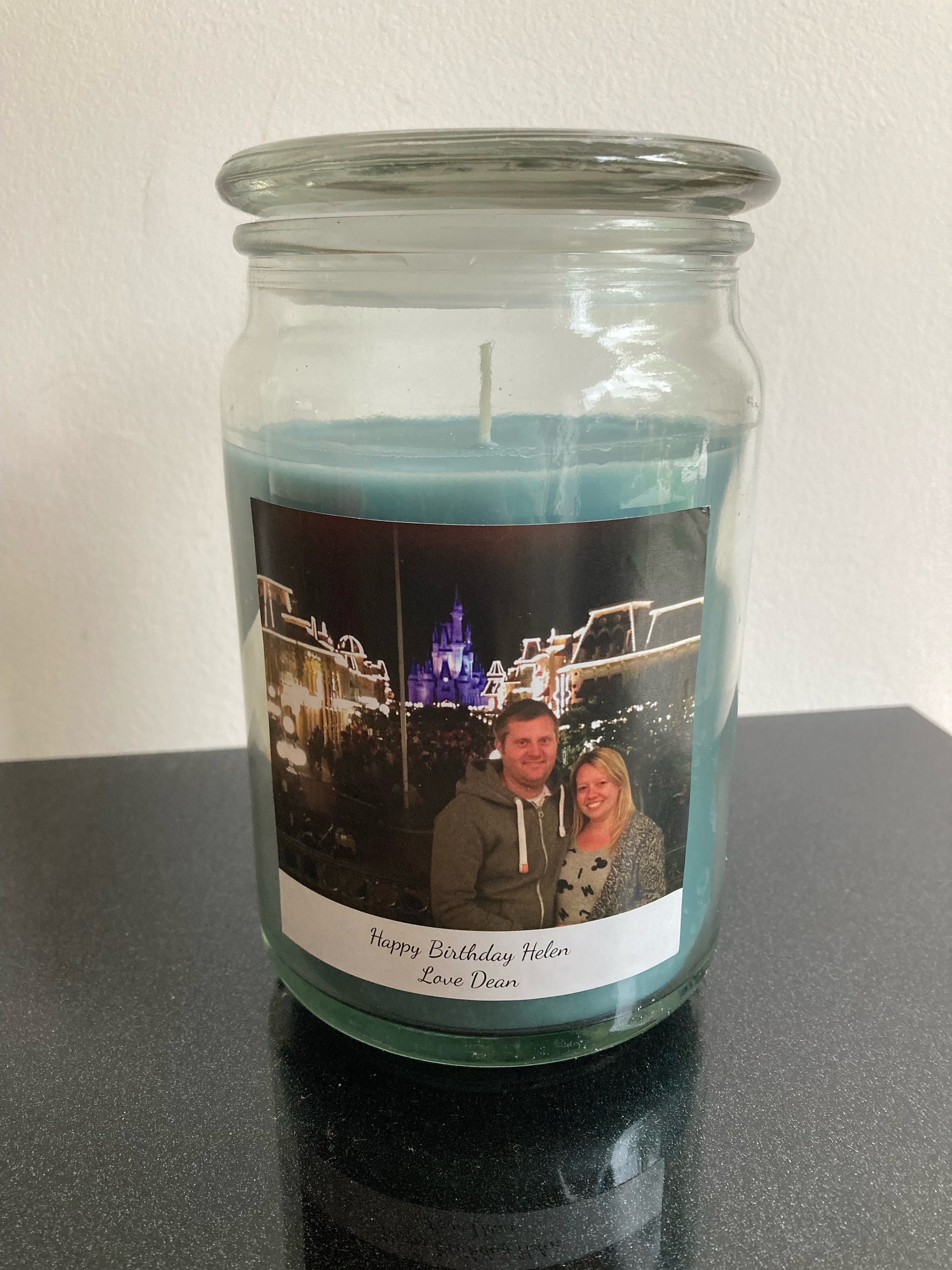 Personalised Photo Candle - Etsy UK