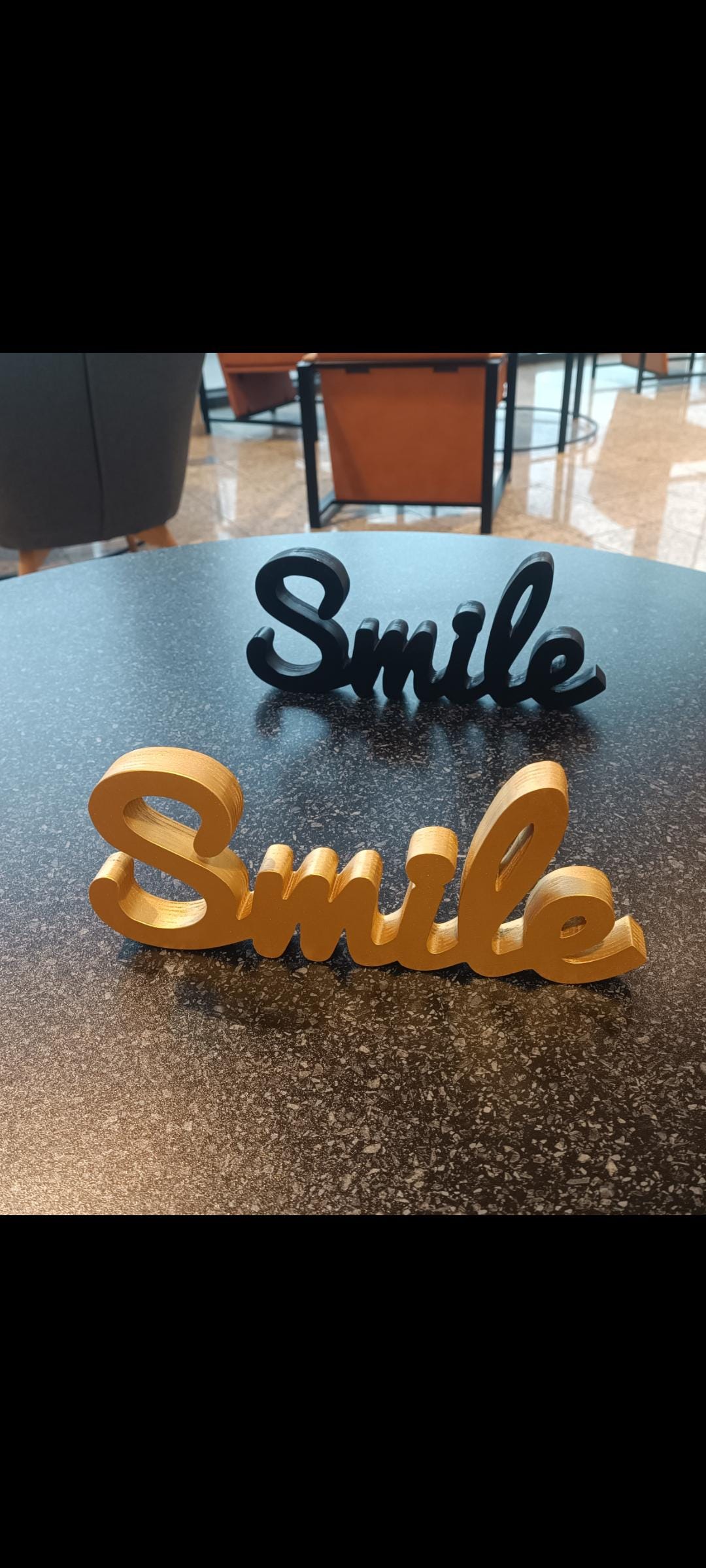 Wooden Letters, Wooden Smile Word, Custom Wood Sign, Wooden Smile Sign ...