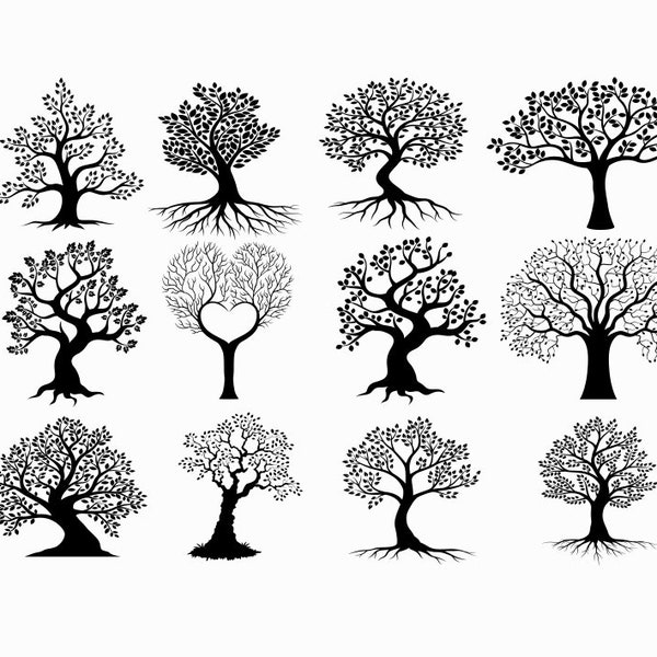 Swirls Tree of Life - Etsy