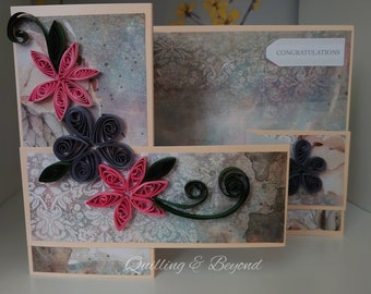 3D Blank Quilled Trophy Congrats Card Congratulations Quilling - Etsy UK