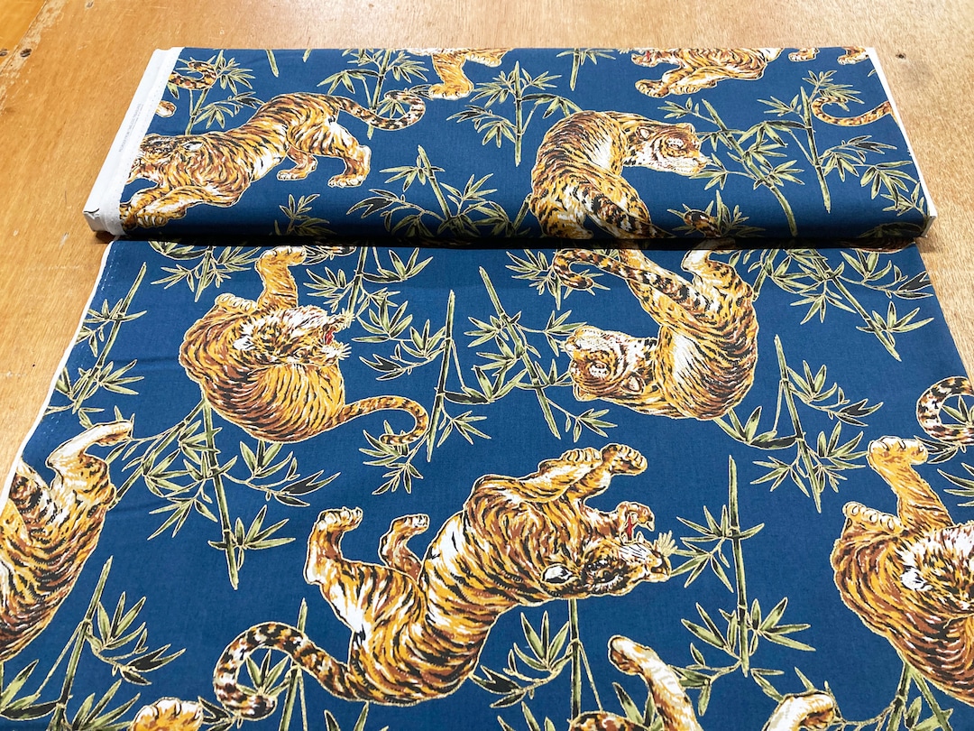 Cosmo Textiles 'taigasu' in Blue. 100% Cotton Japanese Made Fabric - Etsy