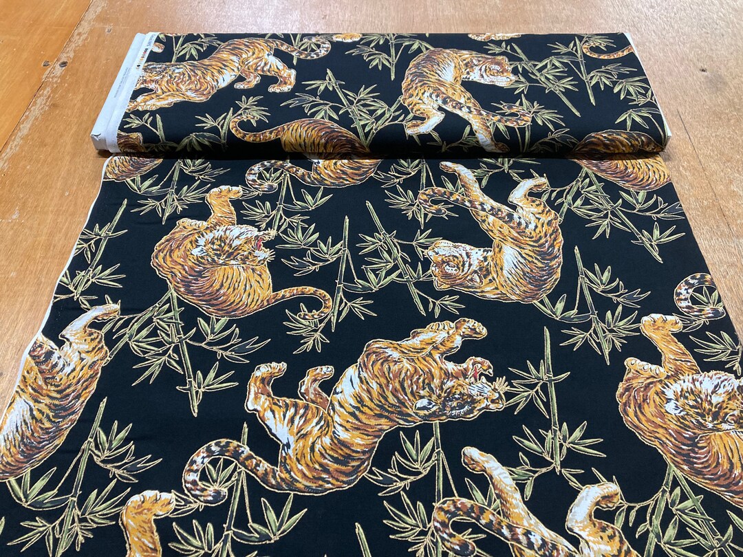 Cosmo Textiles 'taigasu' in Black. 100% Cotton Japanese Made Fabric - Etsy