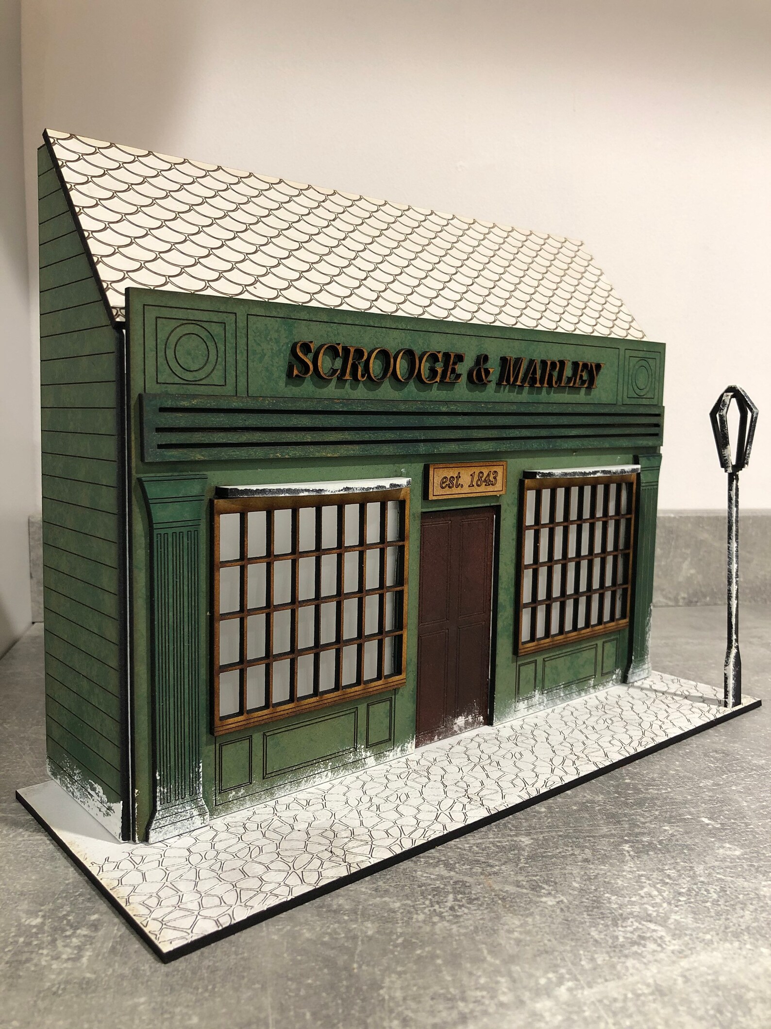 Scrooge and Marley Counting House a Christmas Carol | Etsy