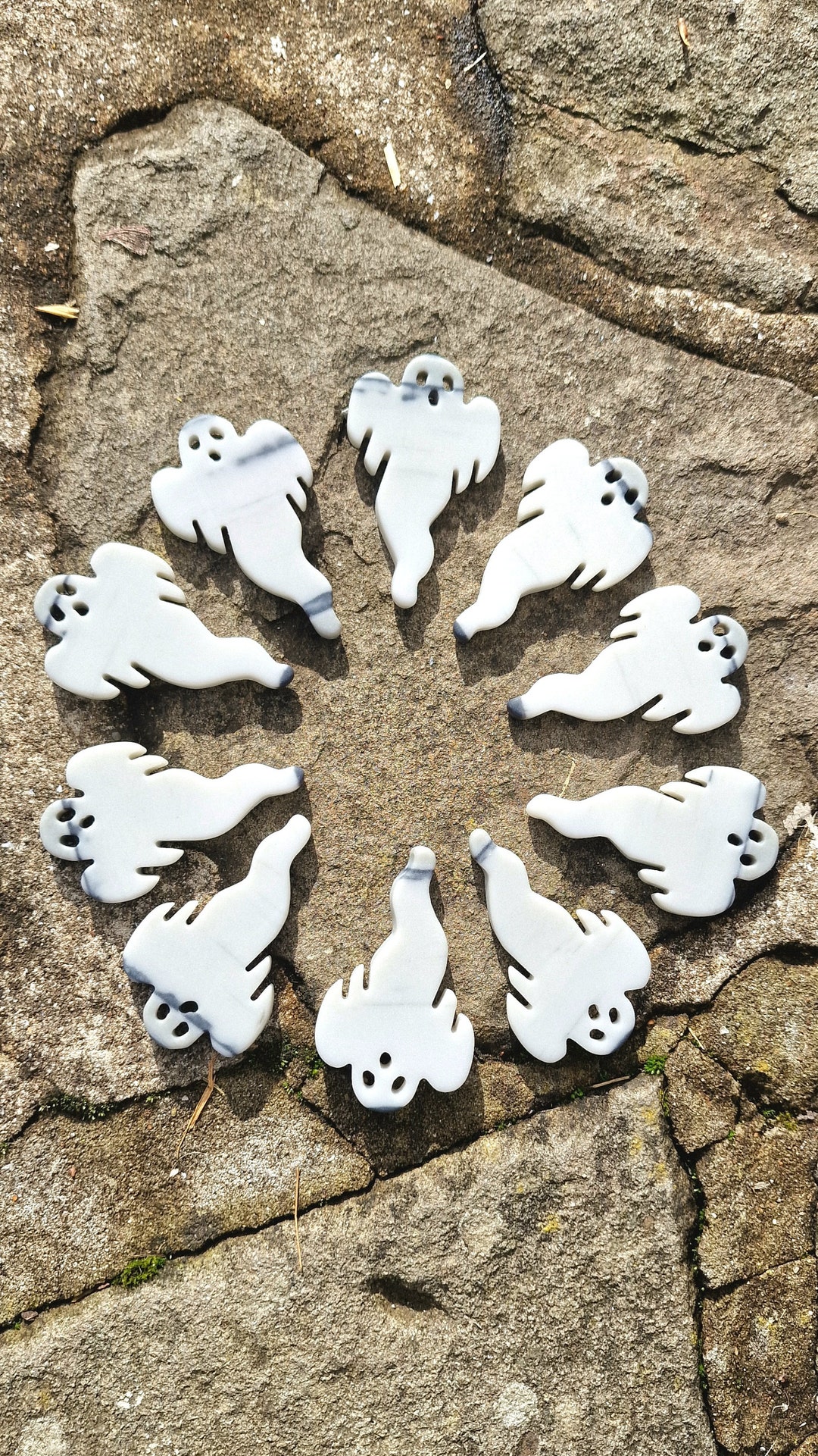 Shell Jasper Crystal Ghost Carving, Crystal Witch Ghost Carvings ...