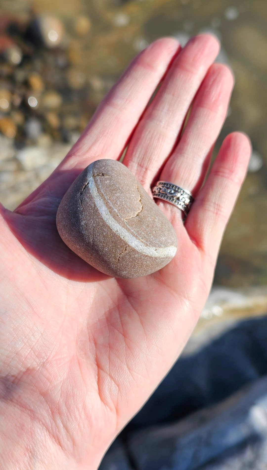 Rare Wishing Stone, Natural Wishing Stone, Welsh Wish Stone, Bladder ...