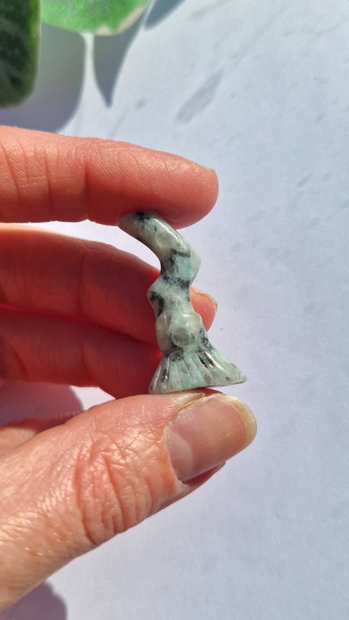 Mini Crystal Witches Broom Carving, Crystal Broom Carvings, Mini ...