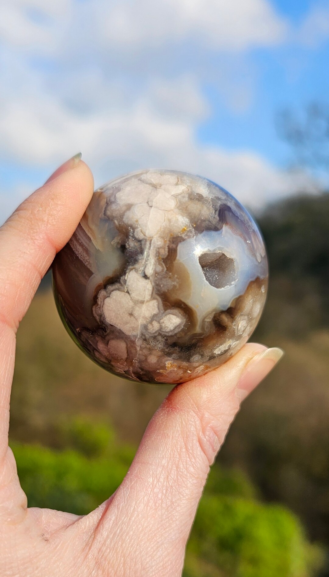 Natural Kiwi Jasper Sphere ,jasper Ball, Crystal Sphere, Home ...