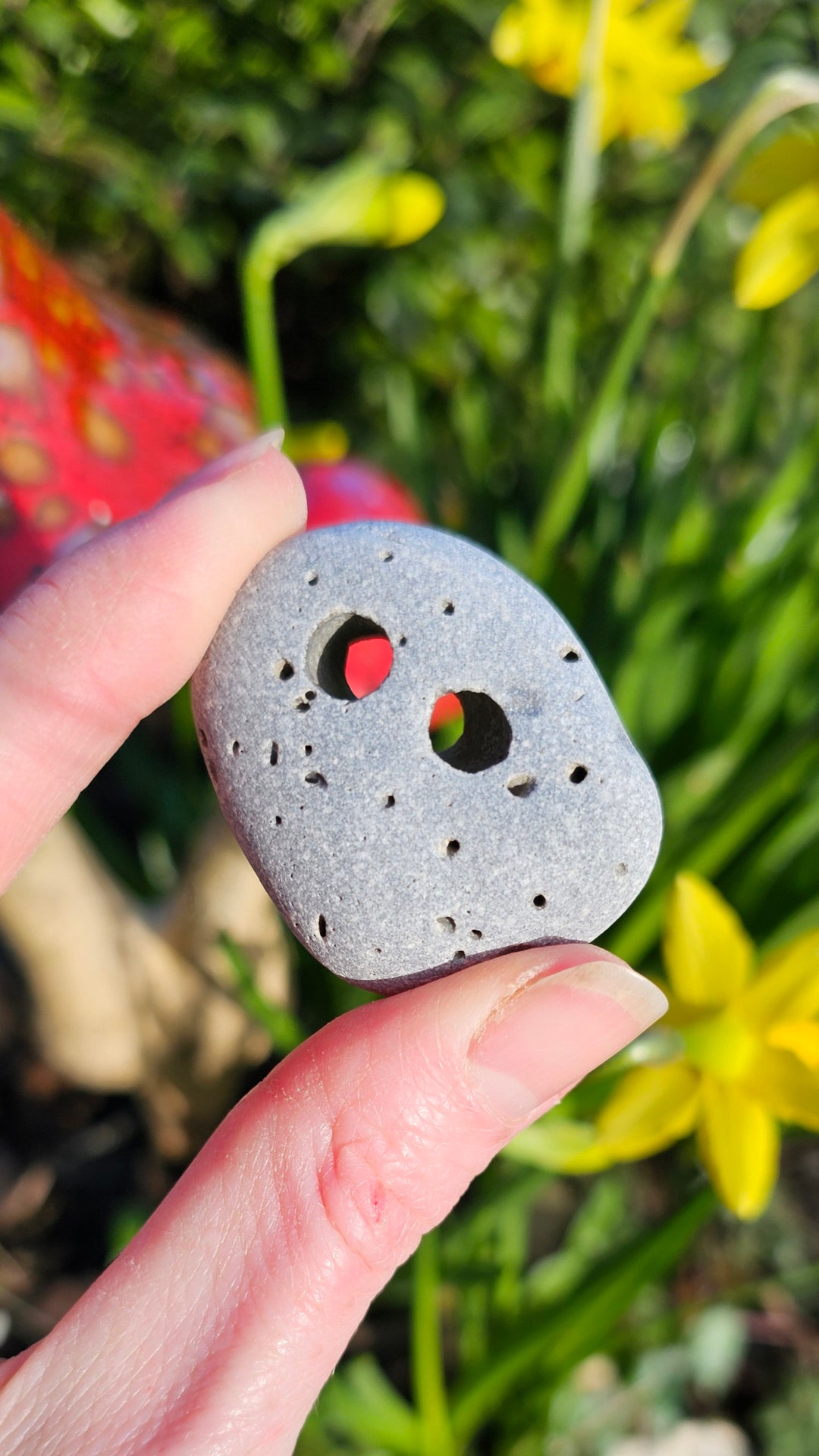 Hag Stone, Small Witches Holey Stone, Natural Welsh Fairy Stone ...