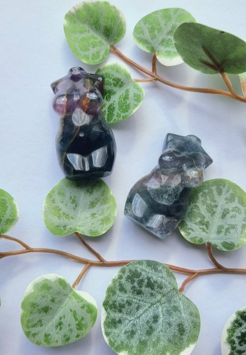 Fluorite Goddess Body Carving Crystal Female Body Crystal - Etsy