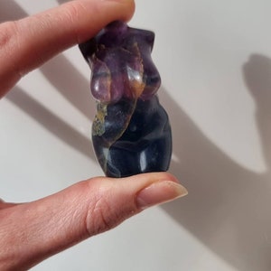 Fluorite Goddess Body Carving Crystal Female Body Crystal - Etsy