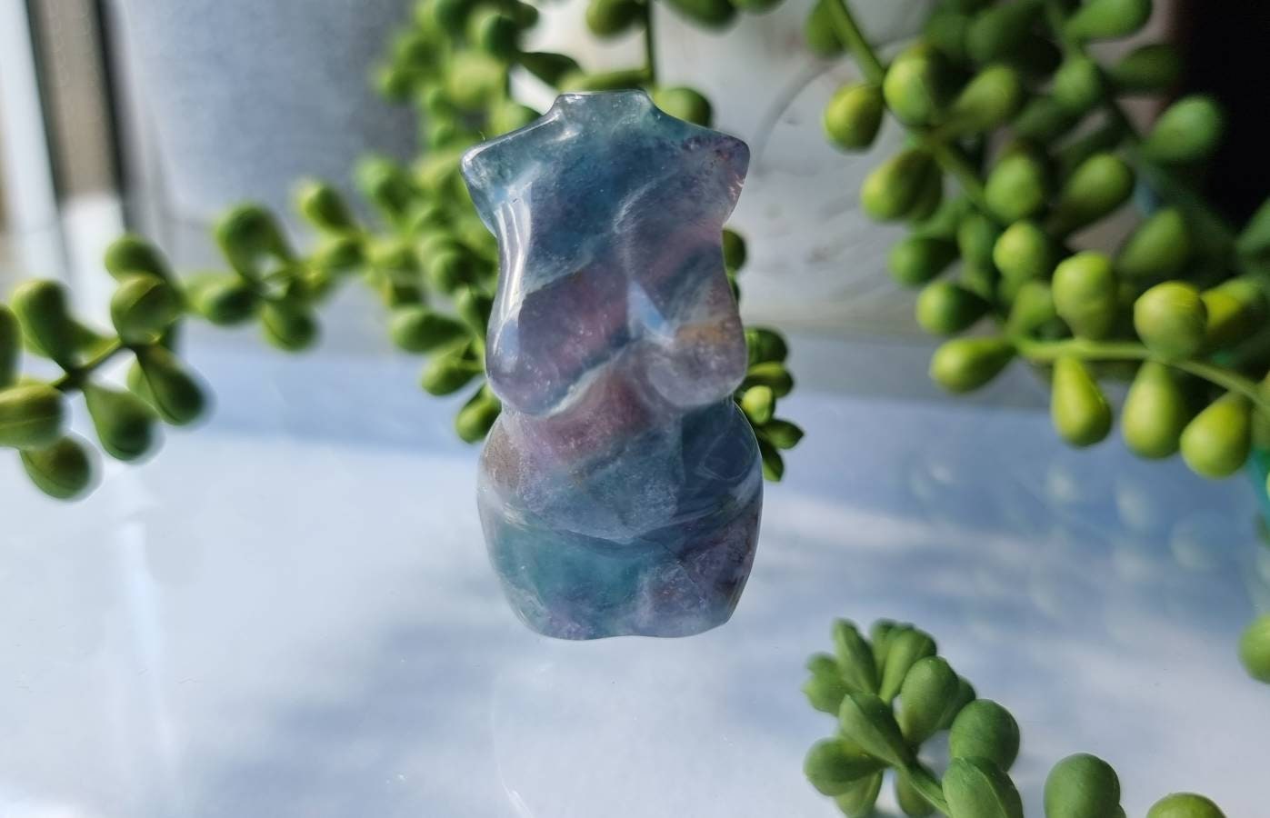Fluorite Goddess Body Carving Crystal Female Body Crystal - Etsy