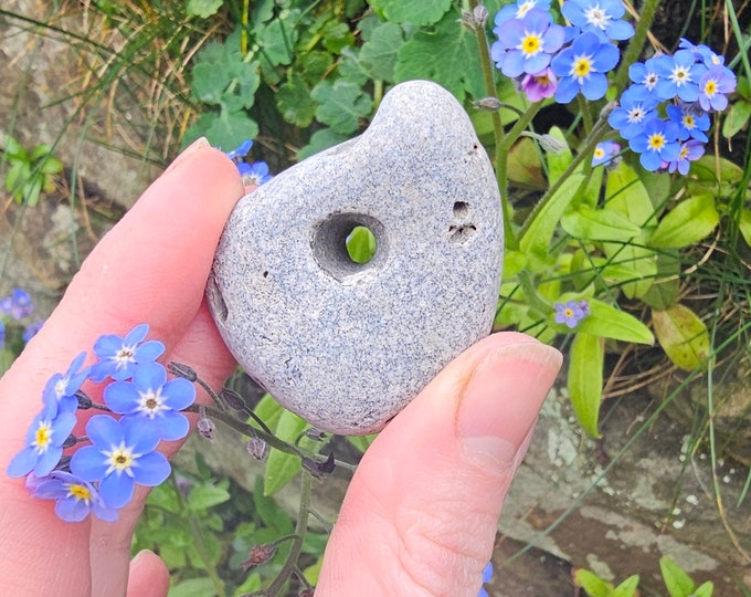Hag Stone, Small Witches Holey Stone, Natural Welsh Fairy Stone ...