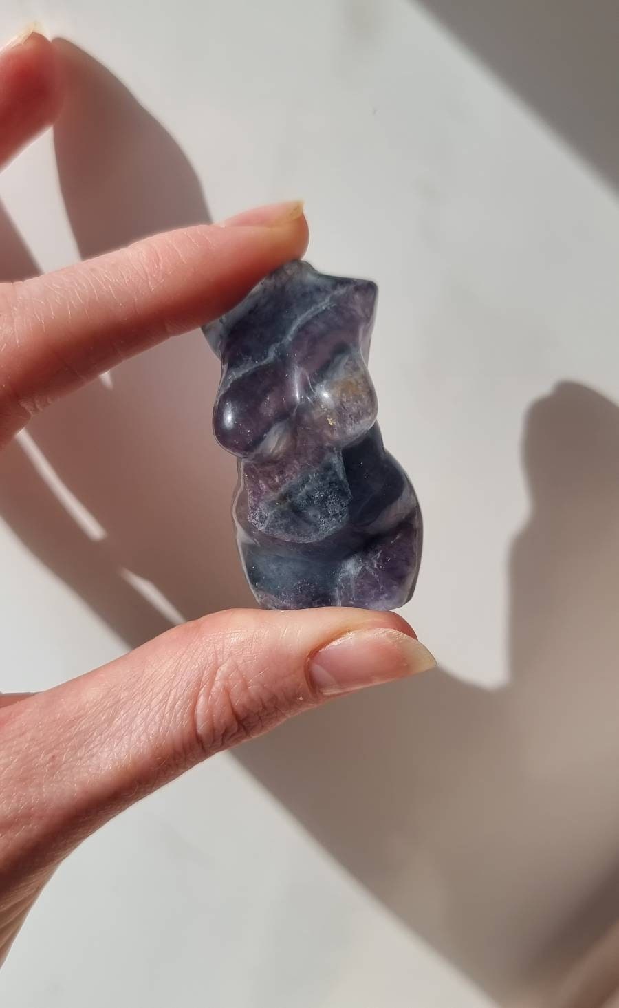 Fluorite Goddess Body Carving Crystal Female Body Crystal - Etsy