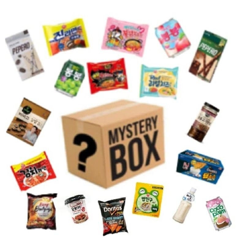 Korean mystery snack box | Etsy