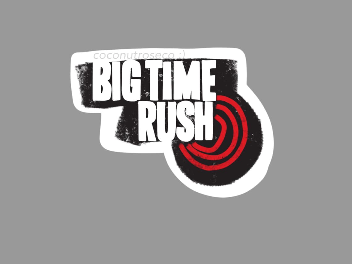 Big Time Rush Logo Sticker Big Time Rush - Etsy