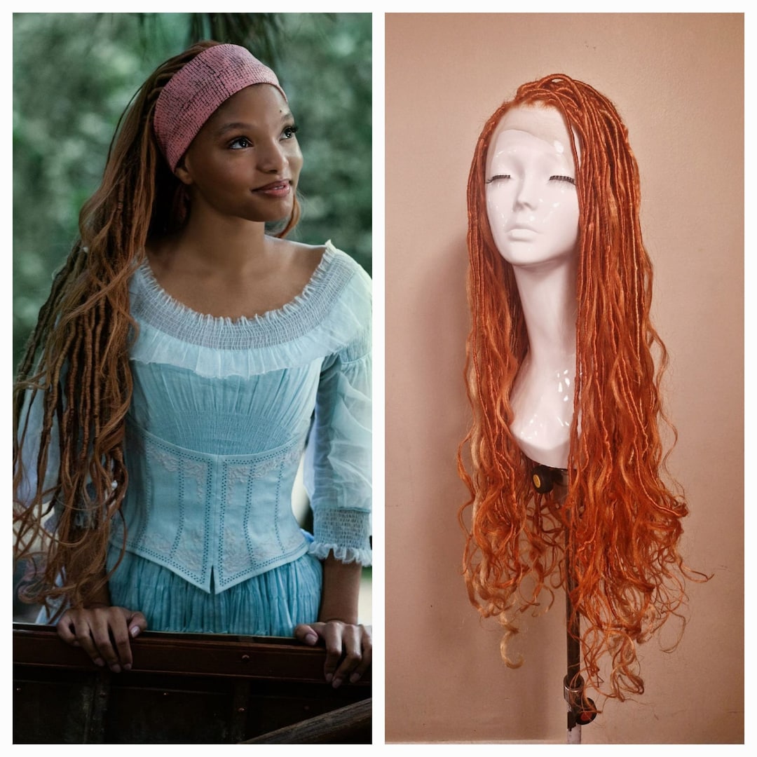 Live Action Lace Front Little Mermaid Ariel Halle Bailey Wig - Etsy