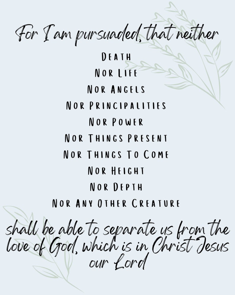 Romans 8:38-39 KJV Verse Instant Download SVG Printable Wall Art - Etsy