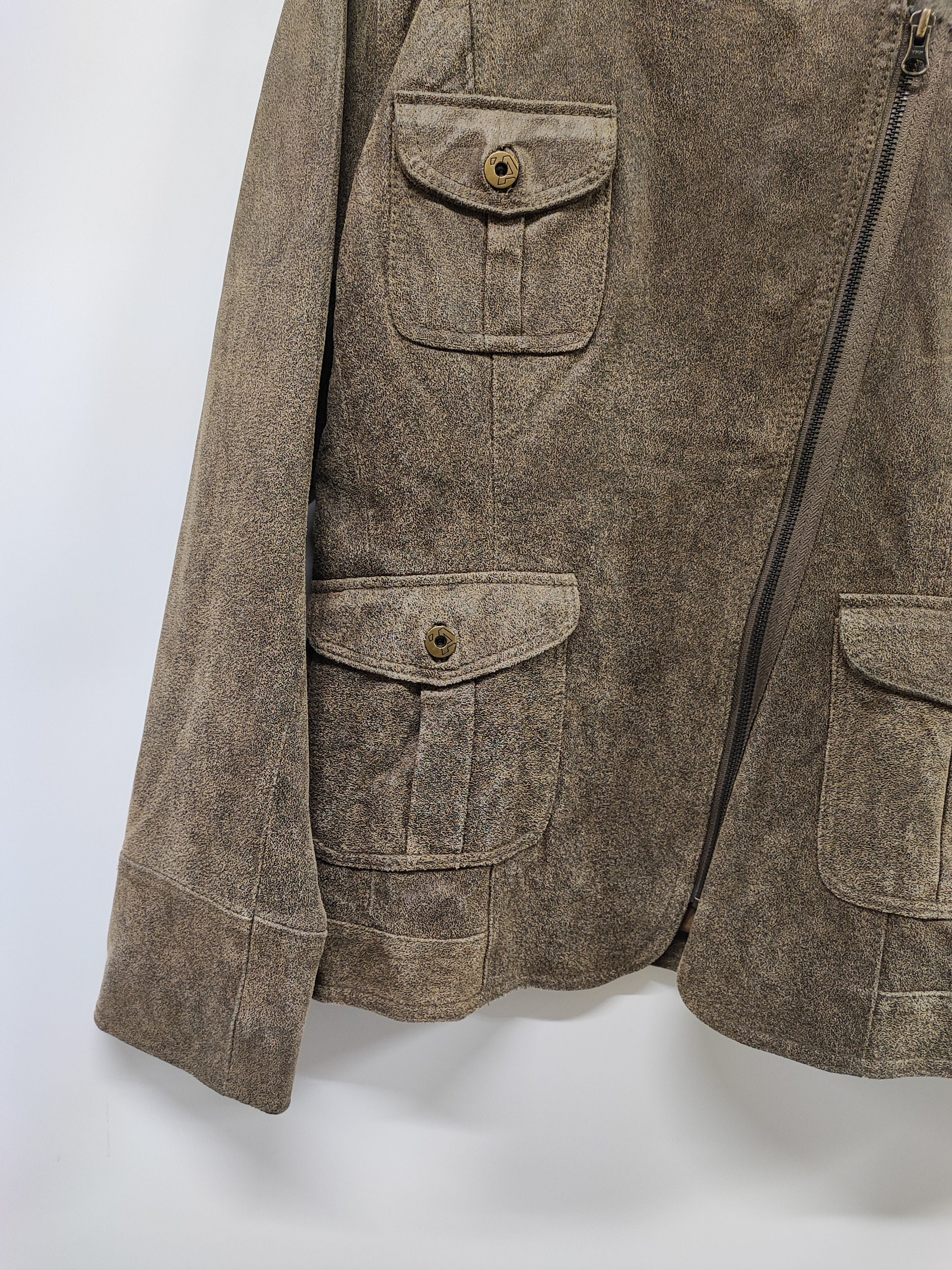 Vintage Bon' Aparte Light Brown Leather Jacket Size 42/ L Ladies ...
