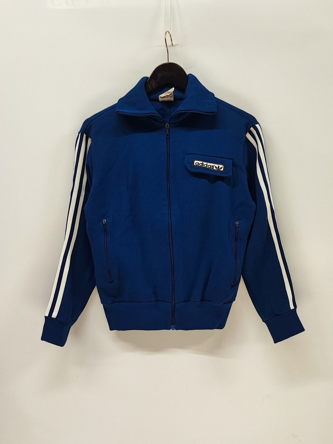Adidas Originals Blue Training Jacket '70s S/ Vintage Track Top Adidas ...