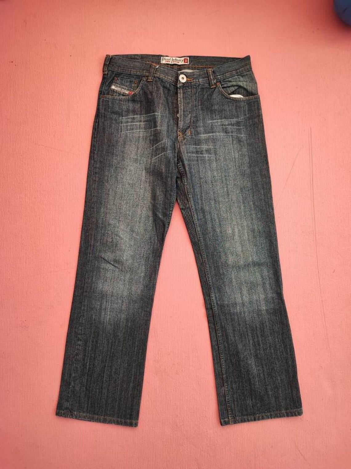 Diesel Industry 36x32 Man Indigo Jeans Big Size Diesel Jeans - Etsy