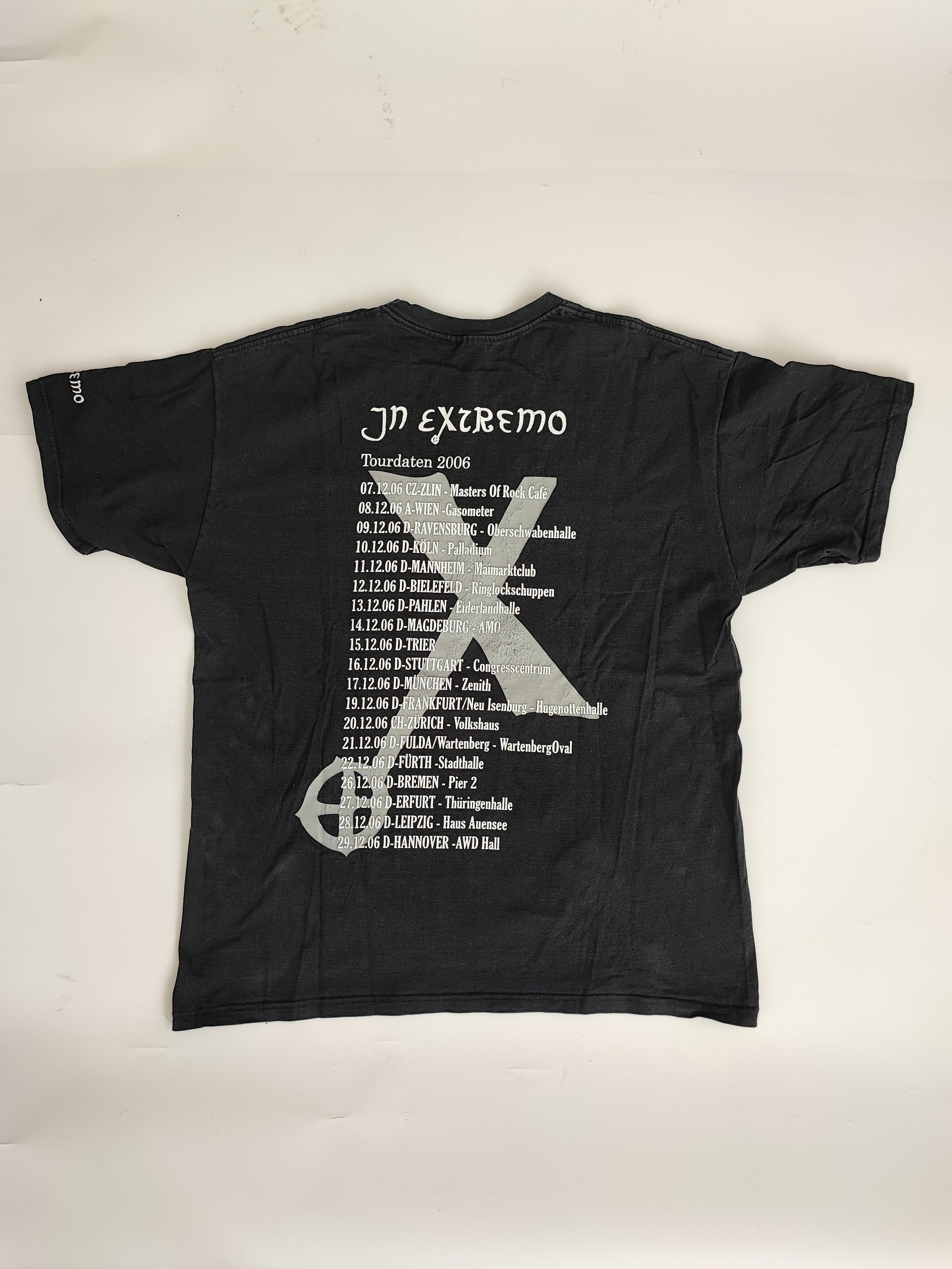 In Extremo Europe Tour 2006 Back Tshirt XL ,vintage Rock Band in ...