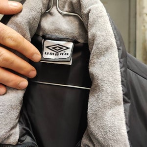 Dark Grey Umbro Puffer Large Size, Umbro Puffer Jacket Dark Gray ...