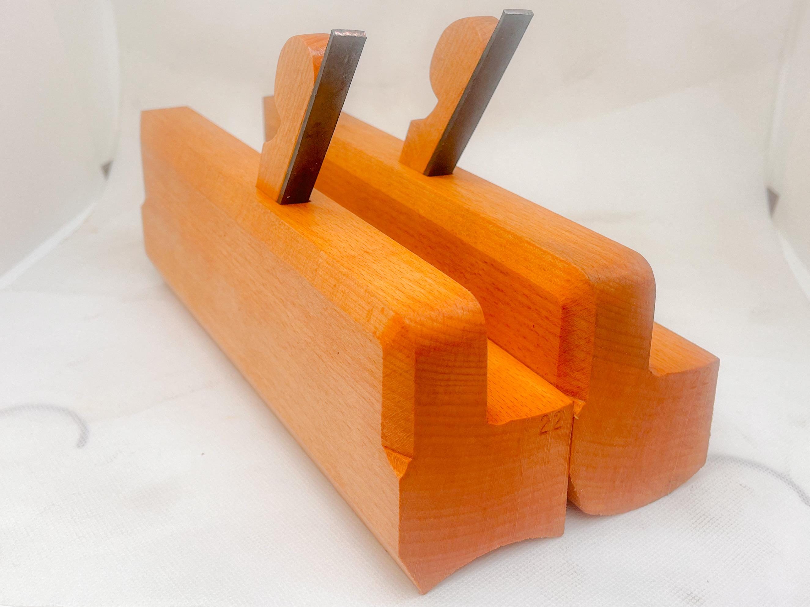 Made to Order N 22 Hollow and Round Pair of Moulding Wooden Hand Planes ...