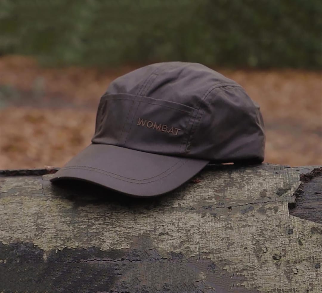 Waxed Cotton Baseball Cap: Fishing & Hiking Caps – Wombat Outdoor ...