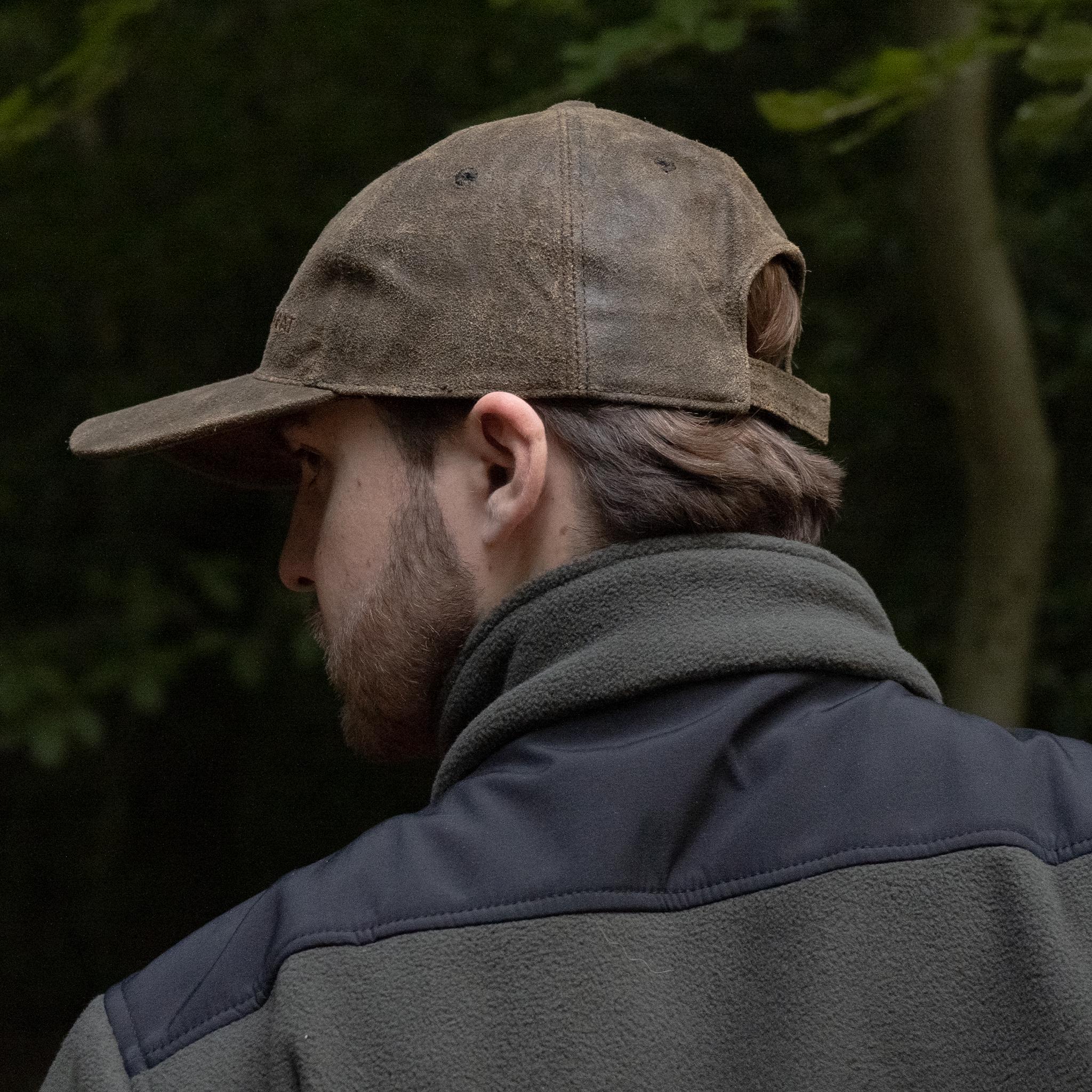 Weathered Leather Baseball Cap Waterproof Outdoor Hat | Handcrafted ...