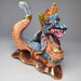 Handmade Naga Basuki, Balinese Dragon Style, Dragon Statue, Wooden ...
