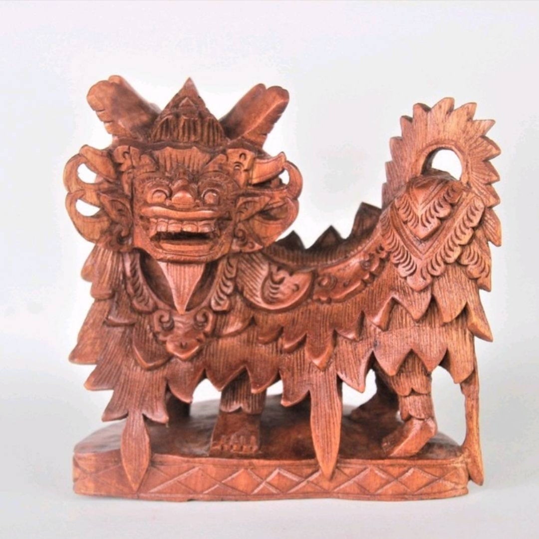 Barong Dance Sculpture, Balinese Barong Dance, Balinese Mythology ...