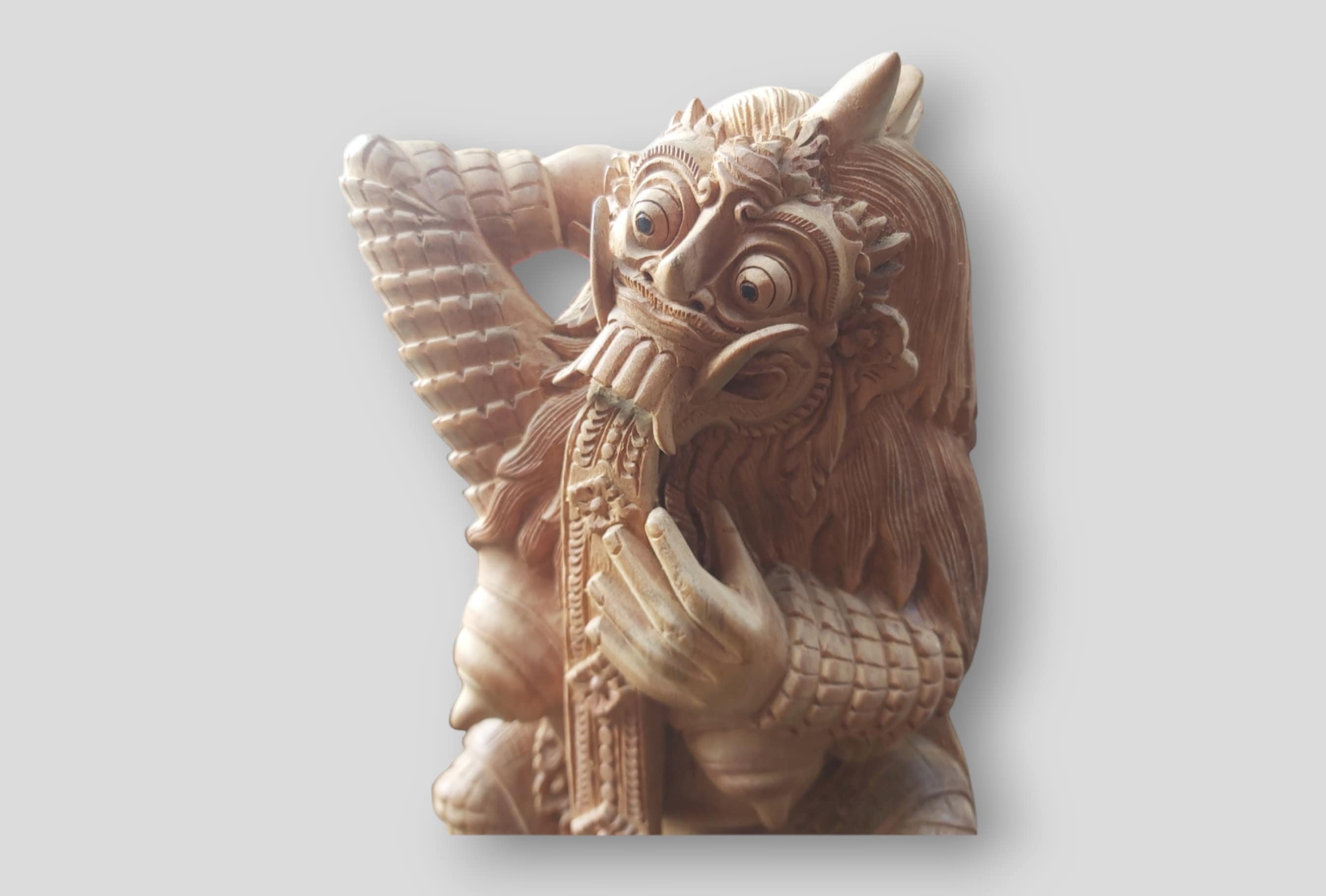 Wooden Rangda Statue, Rare Rangda Statue, Quin of Damon, Balinese ...