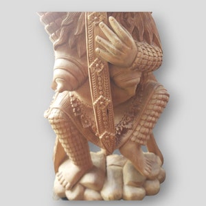 Wooden Rangda Statue, Rare Rangda Statue, Quin of Damon, Balinese ...